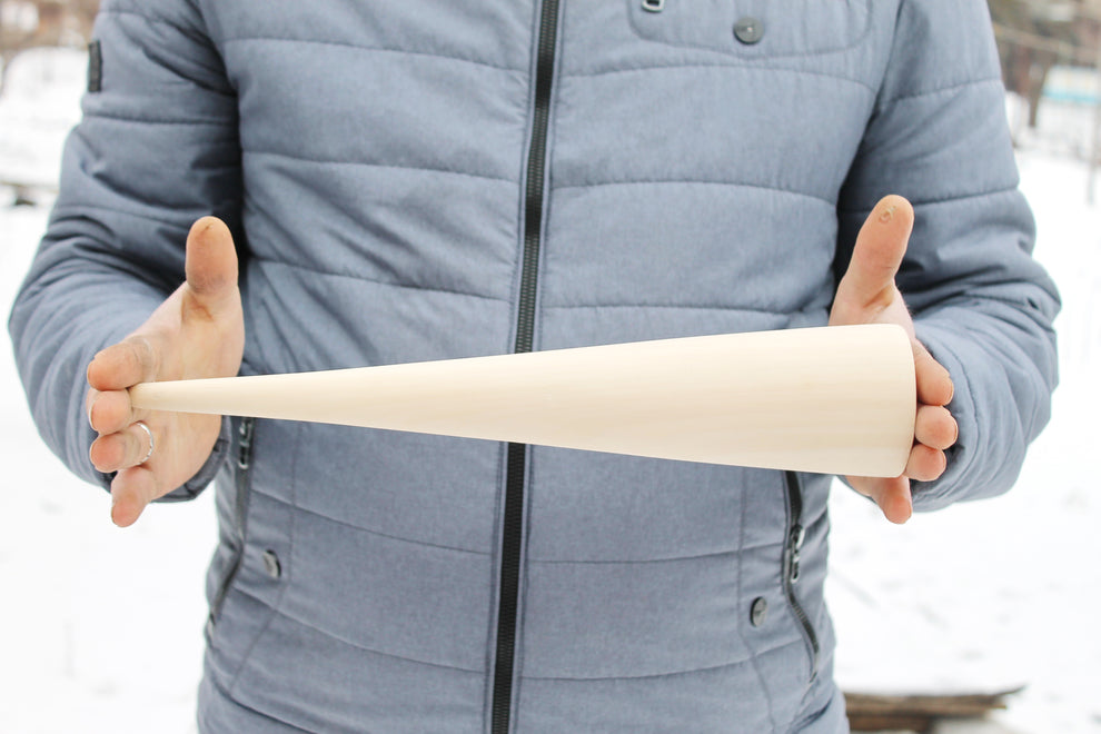 Big wooden cones 360-370 mm x 65-70 mm (14.6 x 2.8 inch)- natural eco ...